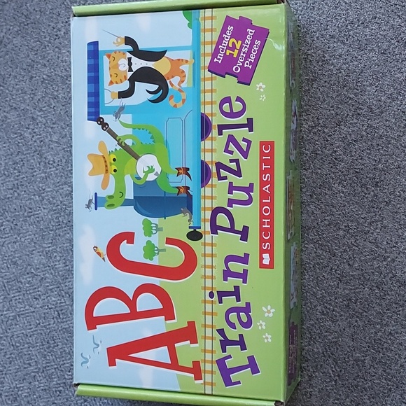 Scholastic | Toys | Abc Train Puzzle | Poshmark